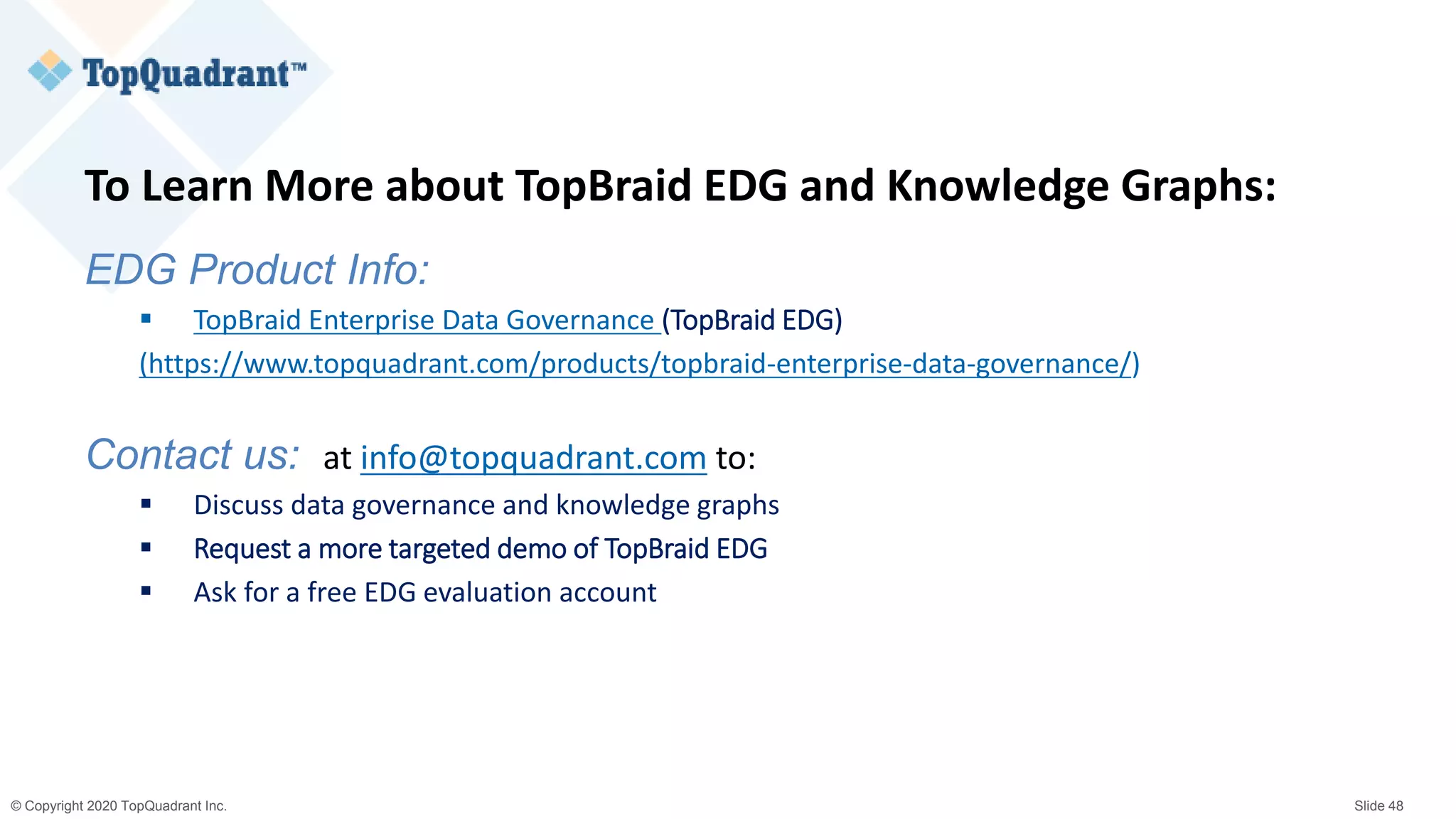 Slides: Knowledge Graphs vs. Property Graphs | PPT