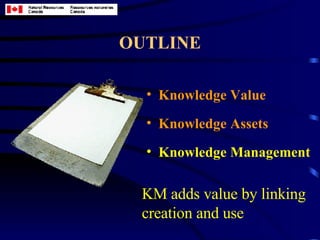 Knowledge Management Value Chains | PPT
