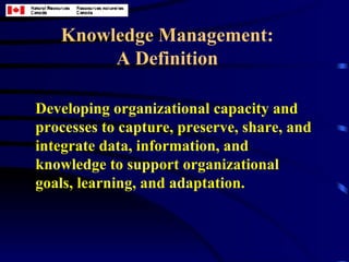 Knowledge Management Value Chains | PPT
