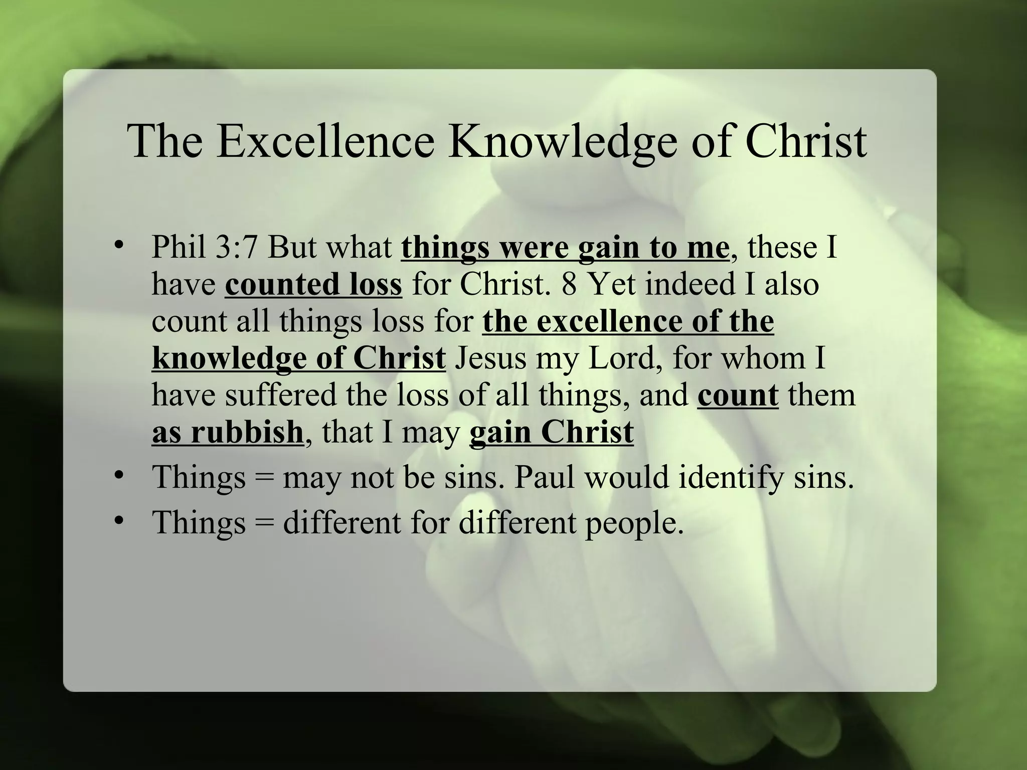 Knowledge Of God | PPT