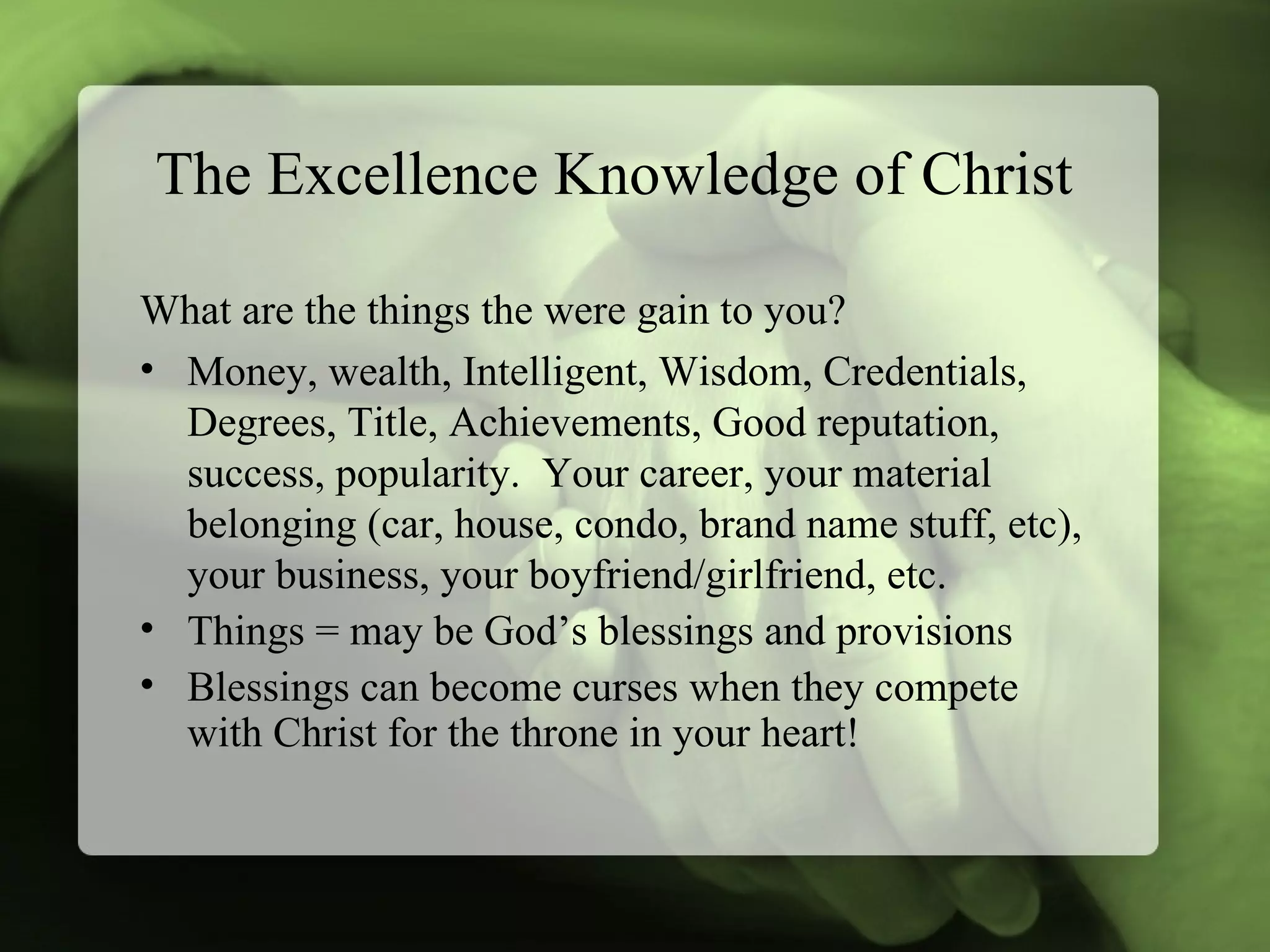 Knowledge Of God | PPT