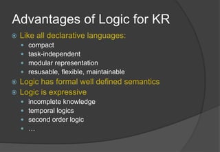 Knowledge-Representation and Reasoning in pdf | PPT