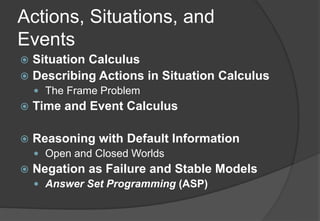 Knowledge-Representation and Reasoning in pdf | PPT