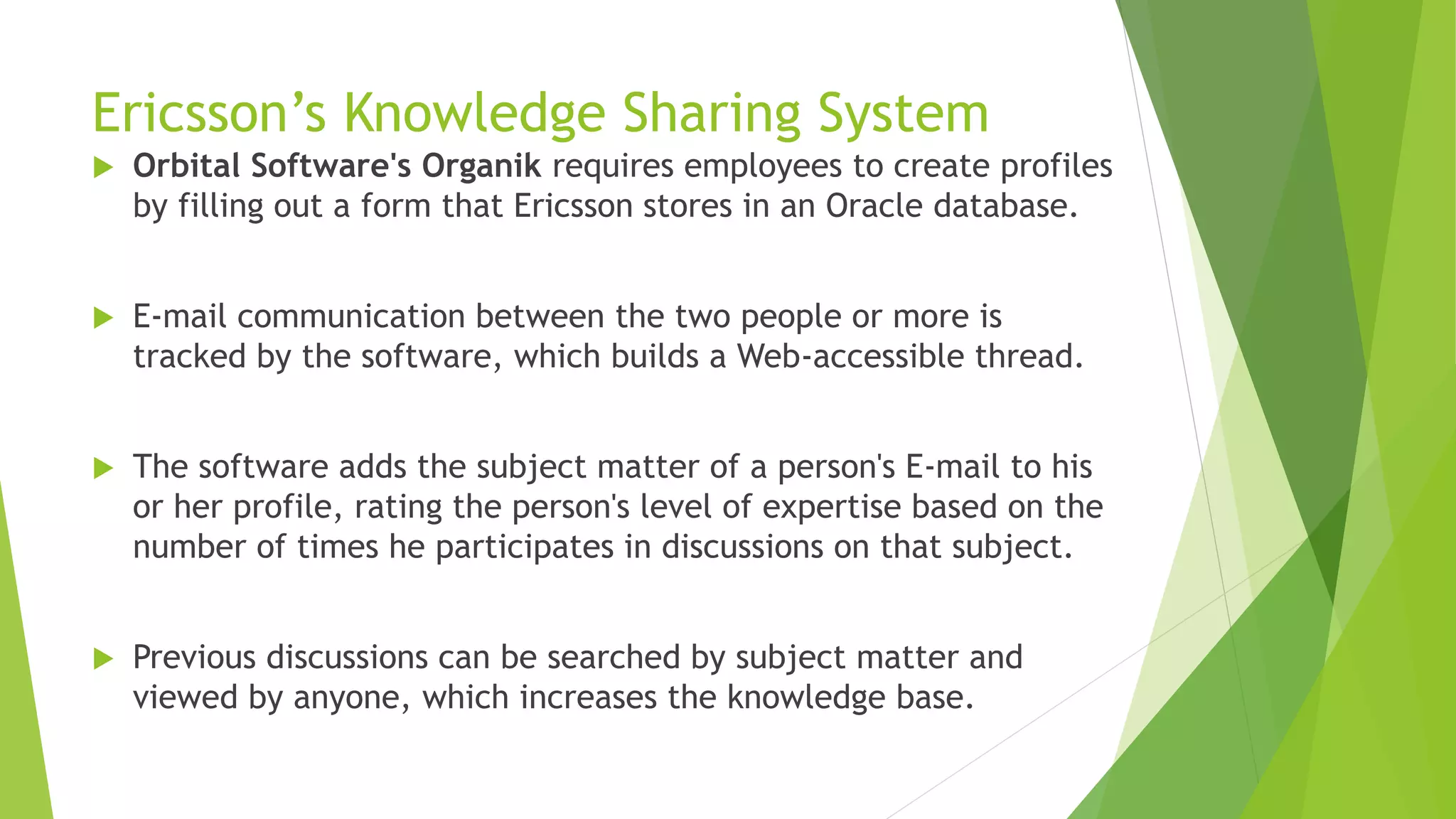 Knowledge Sharing System | PPTX