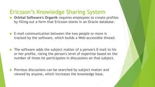 Knowledge Sharing System | PPTX