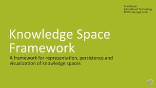 Knowledge Space Framework - An API in Neo4J | PDF