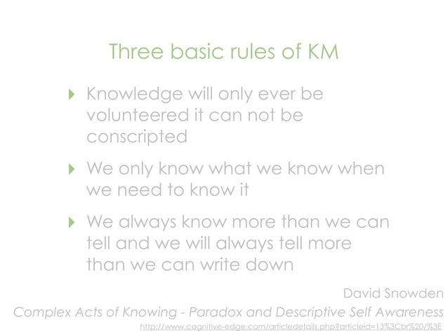 Knowledge Worker 2.0 - Power to the people | PPT