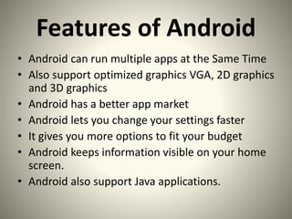 Knowledge about android operating system | PPTX