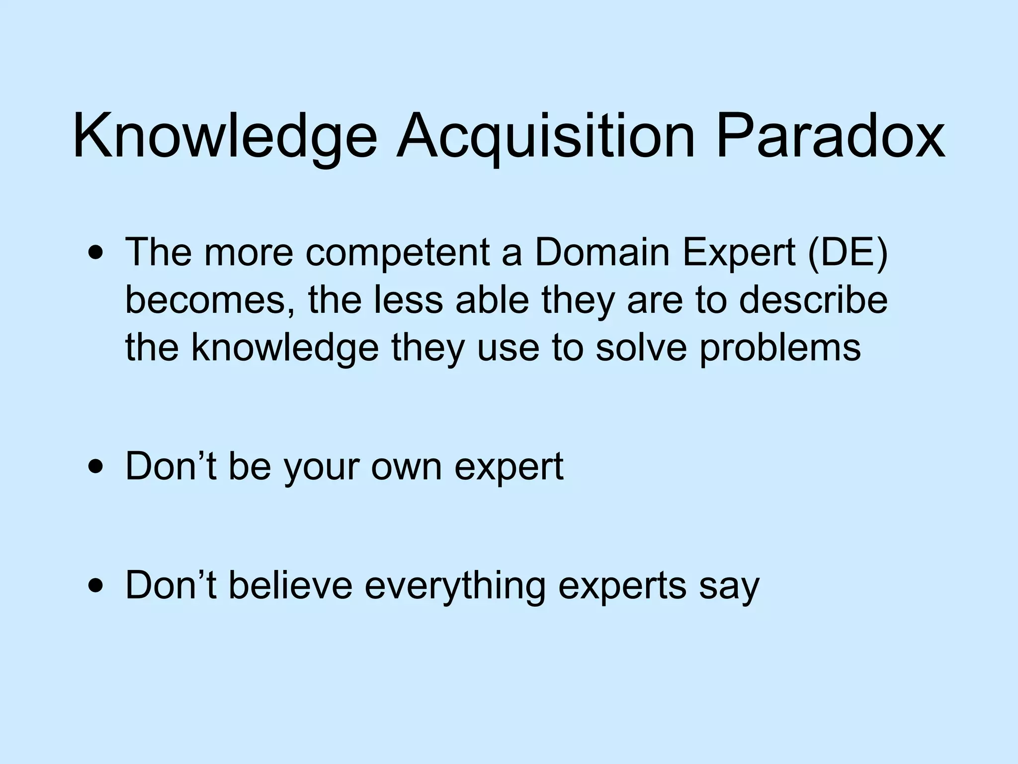 Artificial Intelligence: Knowledge Acquisition | PPT