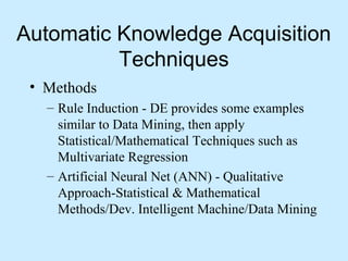 Artificial Intelligence: Knowledge Acquisition | PPT