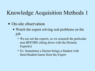 Artificial Intelligence: Knowledge Acquisition | PPT