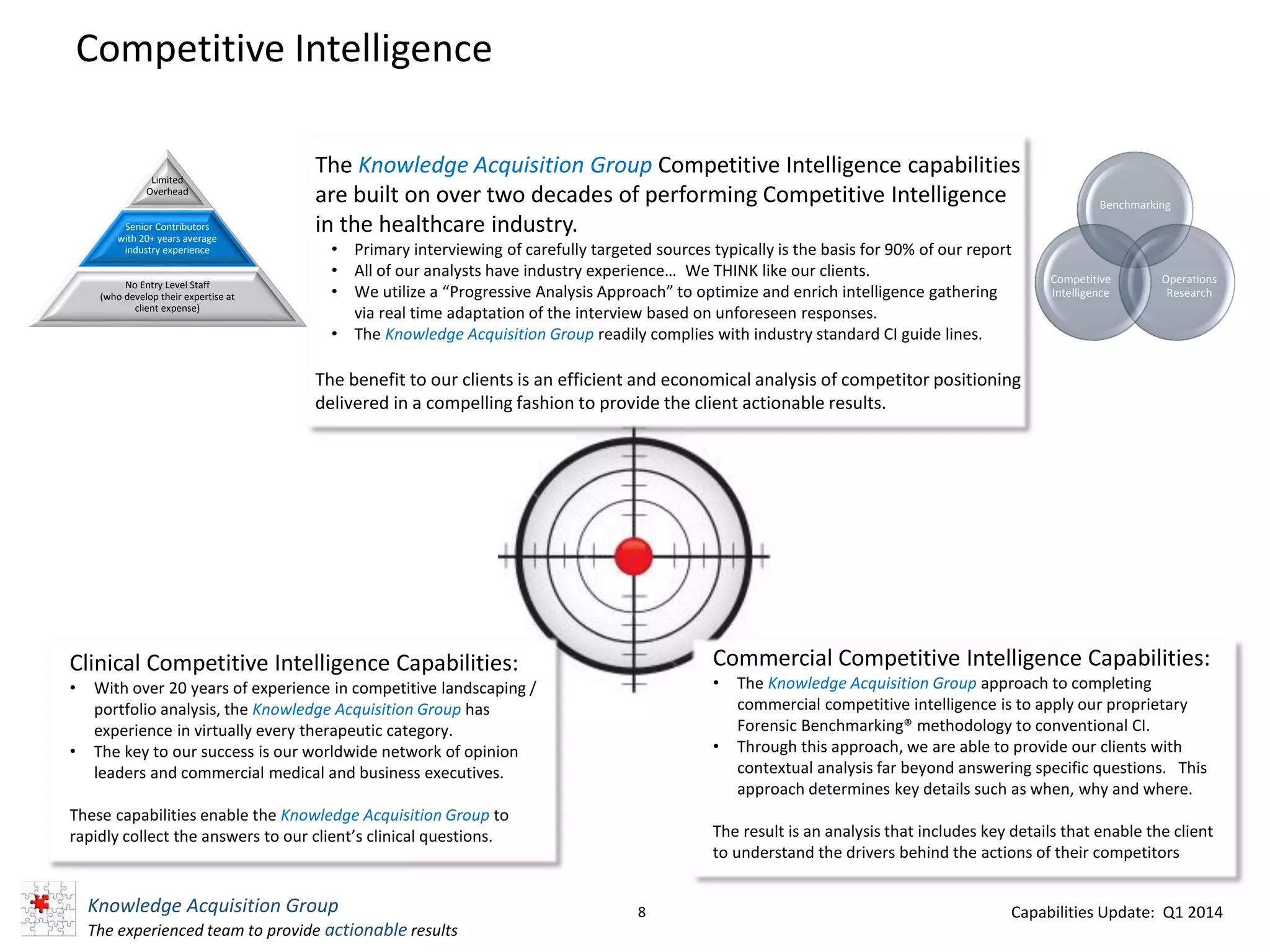 Knowledge acquisition group capabilities 2014 q1 (concise) | PDF