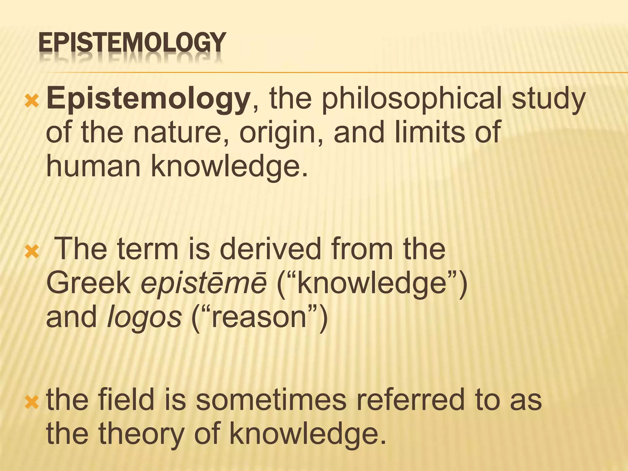 KNOWLEDGE AND CURRICULUM | PPTX