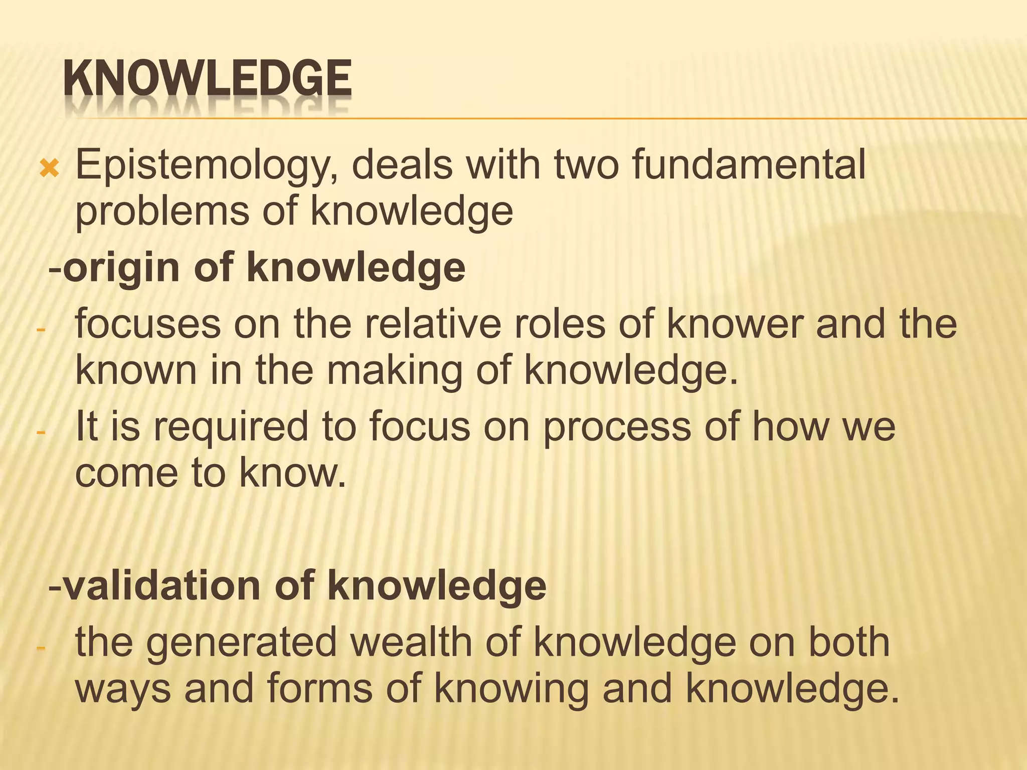 KNOWLEDGE AND CURRICULUM | PPTX