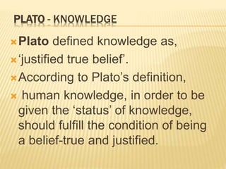 KNOWLEDGE AND CURRICULUM | PPTX