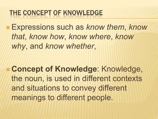 KNOWLEDGE AND CURRICULUM | PPTX