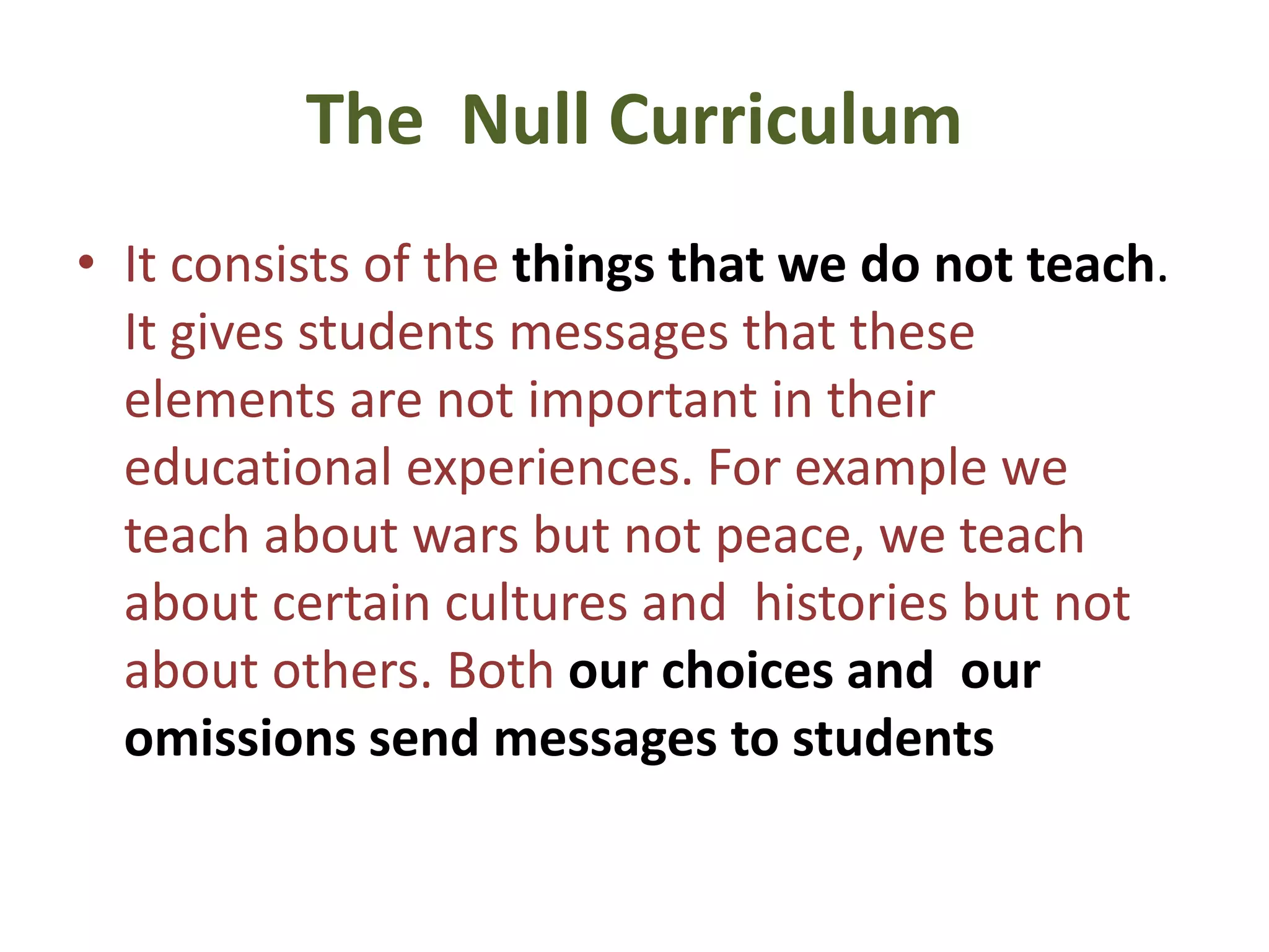 Meaning and Nature of Curriculum | PPTX