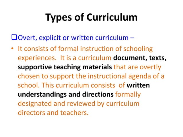 Meaning and Nature of Curriculum | PPTX