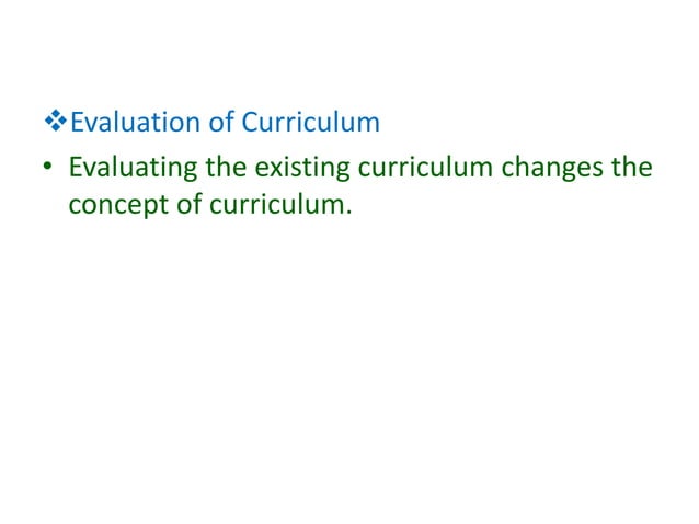 Meaning and Nature of Curriculum | PPTX