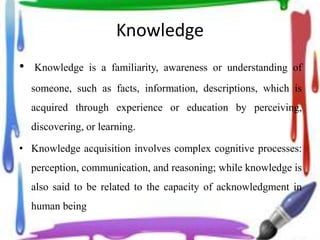 Epistemological Bases of Education | PPTX