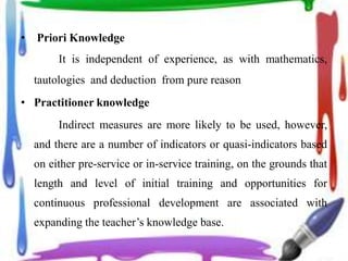 Epistemological Bases of Education | PPTX