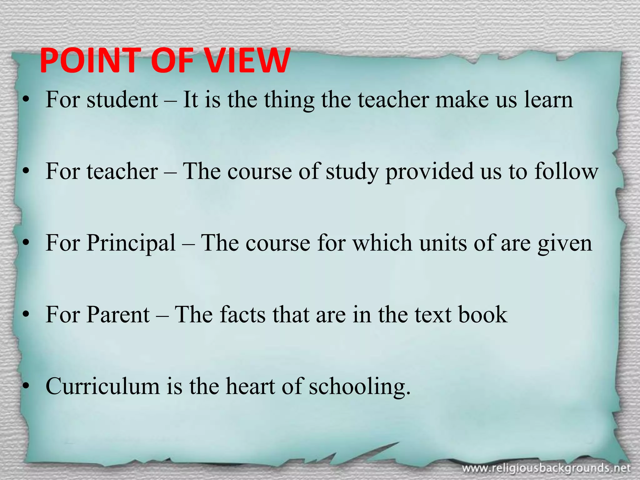 Knowledge and curriculum unit 6 | PPTX
