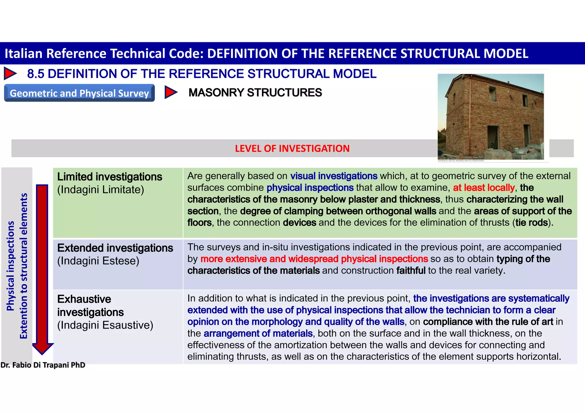 APPROACH TO SAFETY ASSESSMENT OF EXISTING STRUCTURES METHODOLOGY ...
