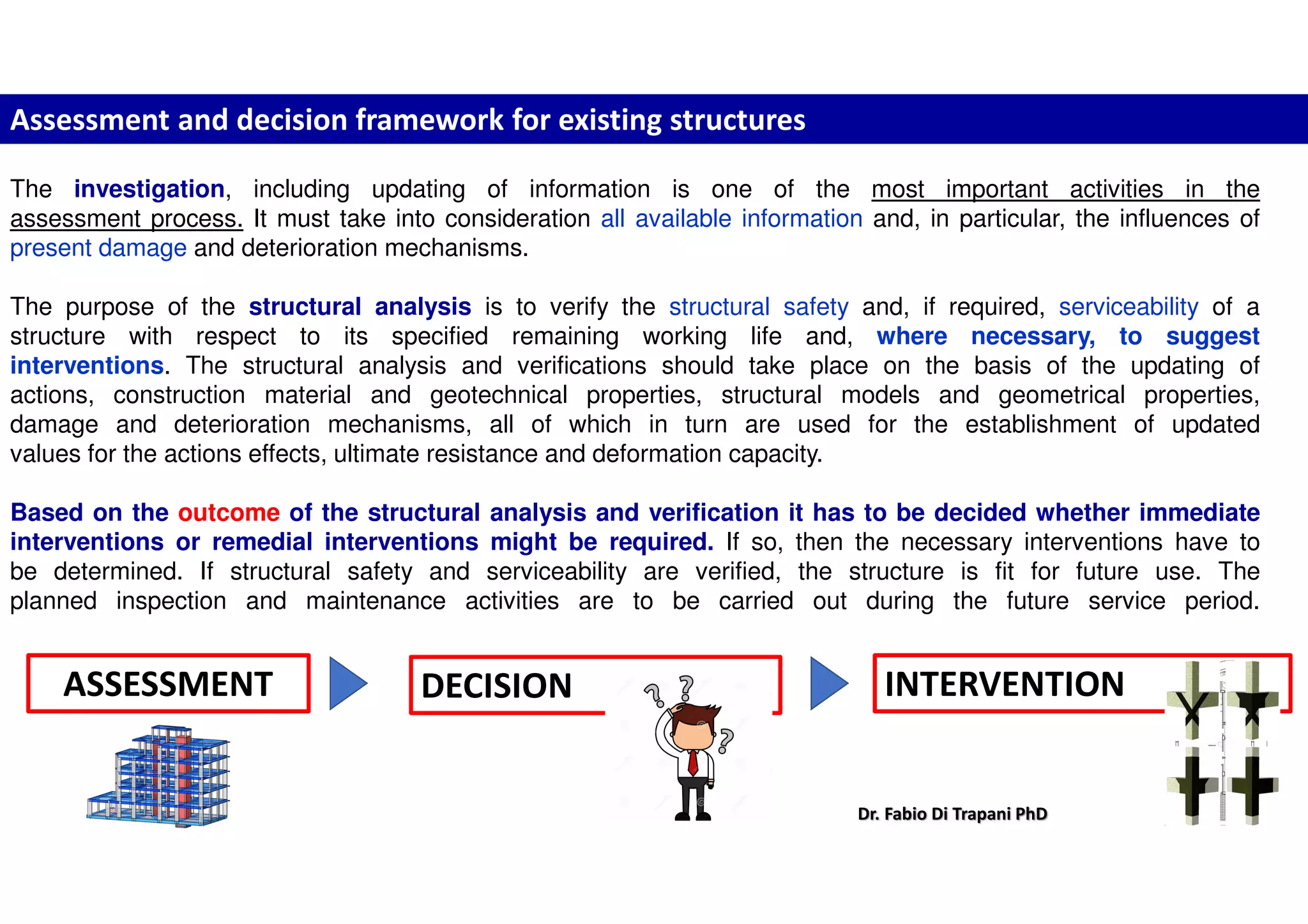 APPROACH TO SAFETY ASSESSMENT OF EXISTING STRUCTURES METHODOLOGY ...
