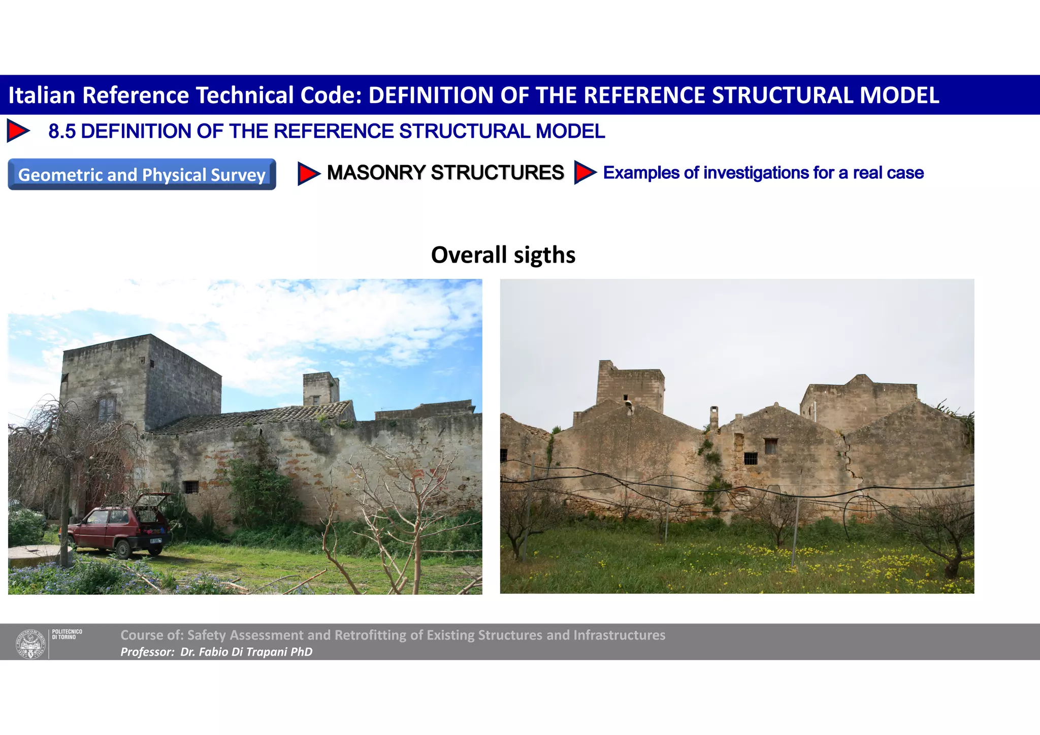 APPROACH TO SAFETY ASSESSMENT OF EXISTING STRUCTURES METHODOLOGY ...
