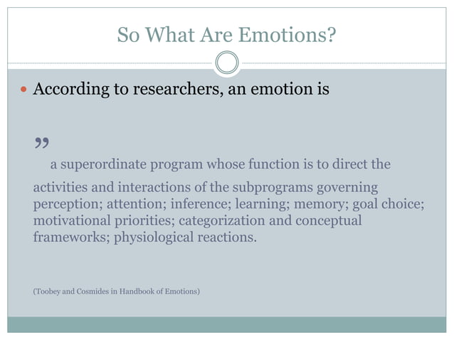 Knowledge and emotion | PPTX
