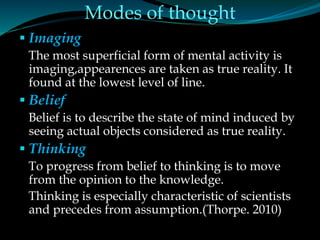 Knowledge and opinion ppt | PPT