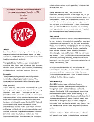 KitKat : Brand strategy concepts & theories | PDF | Advertising ...