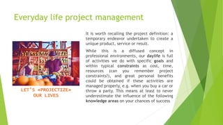 Knowledge areas of project management processes | PPTX | Business ...