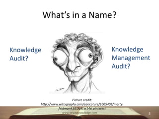 Knowledge audit sikm leaders forum march 2019 | PPT