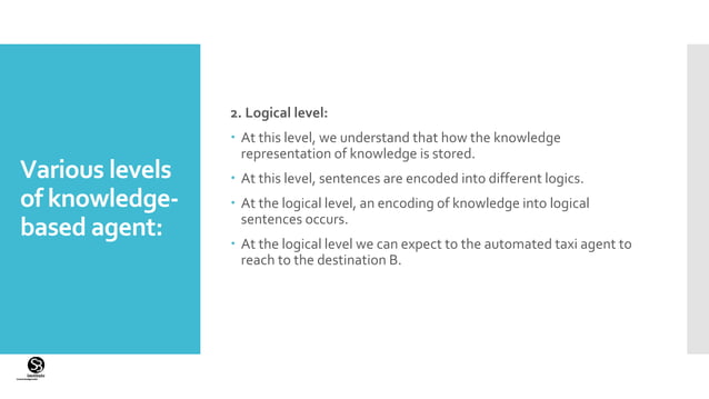 Knowledge based agents | PPTX | Programming Languages | Computing