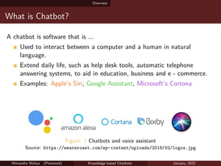 Knowledge based Chatbots A mathematical roadmap | PPT