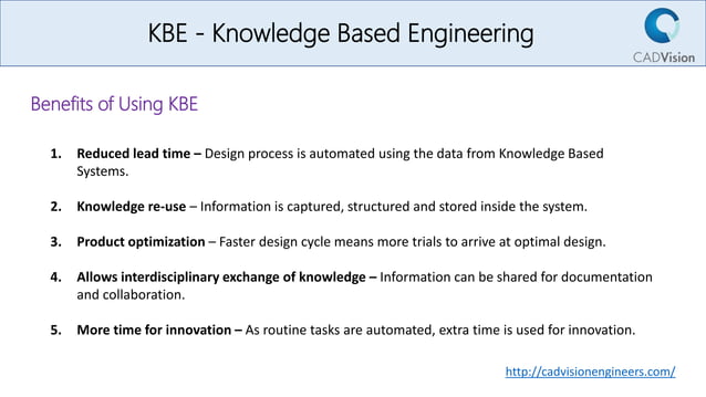 Know About Knowledge Based Engineering (KBE) And its Benefits | PPT