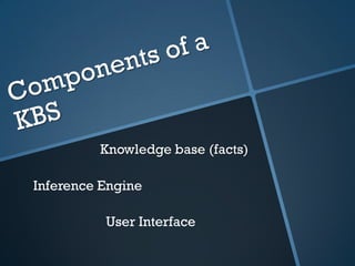 Knowledge based systems | PPTX