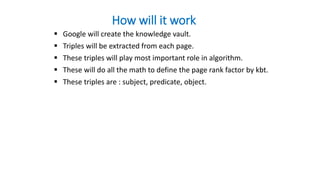 Knowledge based trust algorithm | PPTX