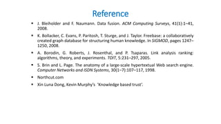 Knowledge based trust algorithm | PPTX