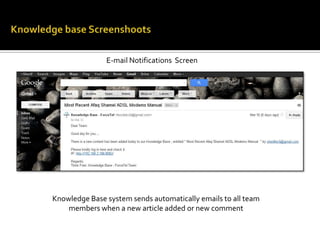 Knowledge Base Project | PPT