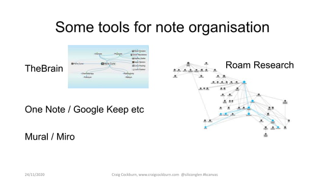 Knowledge canvas - A mind map alternative | PPT