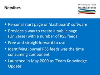 Knowledge centres | PPT