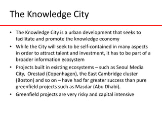 Knowledge City, Trivandrum | PPT