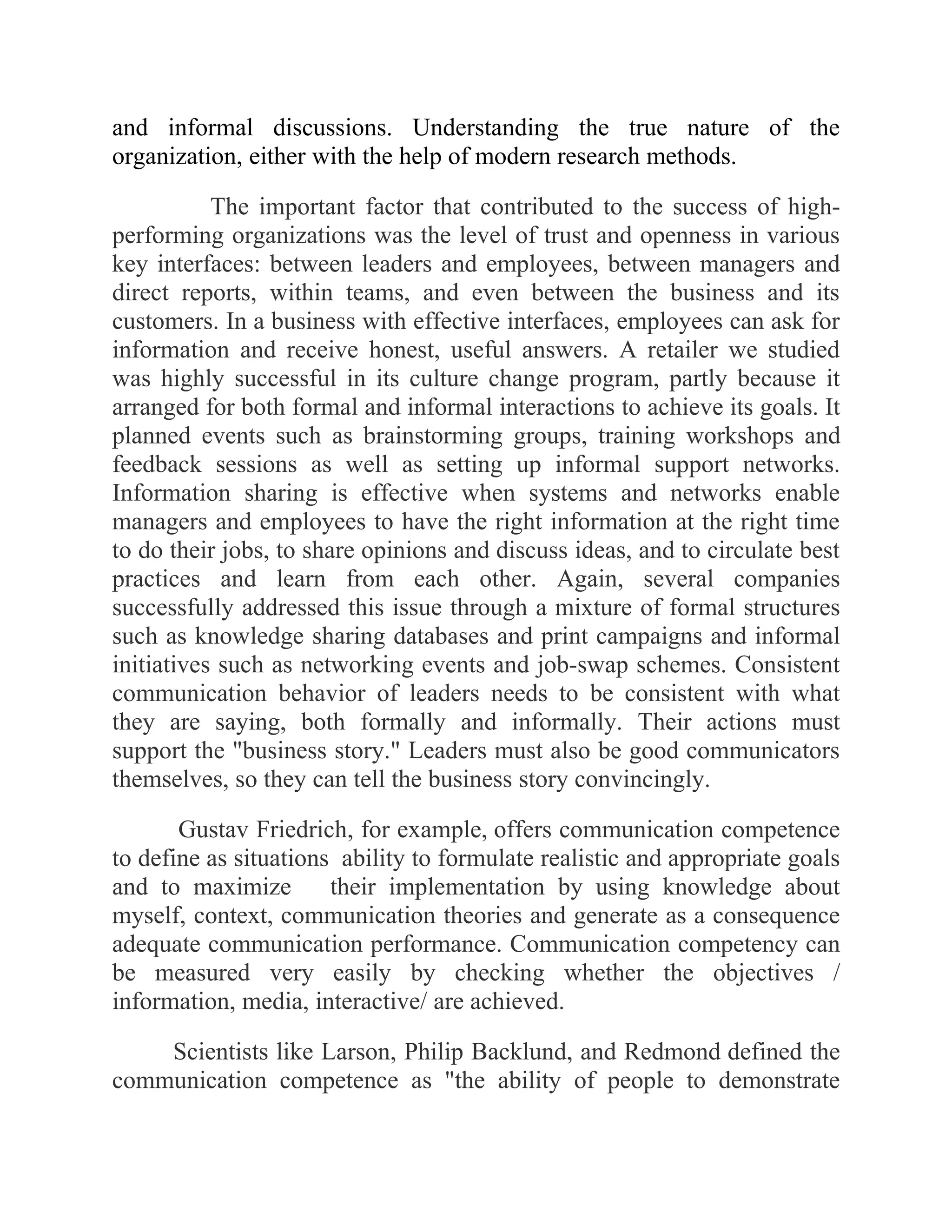 Knowledge communication competency- Resume | DOC