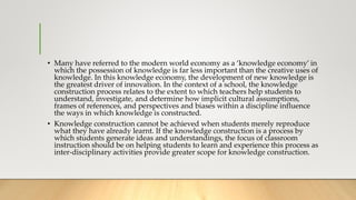 Knowledge construction | PPTX
