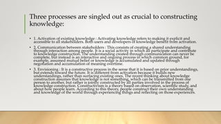Knowledge construction | PPTX