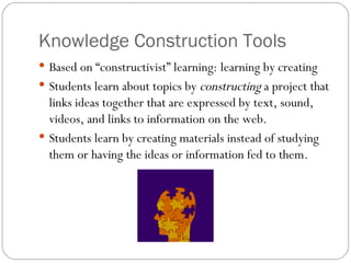 Knowledge Construction Mindtools | PPT