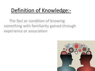 Knowledge creation & management | PPTX