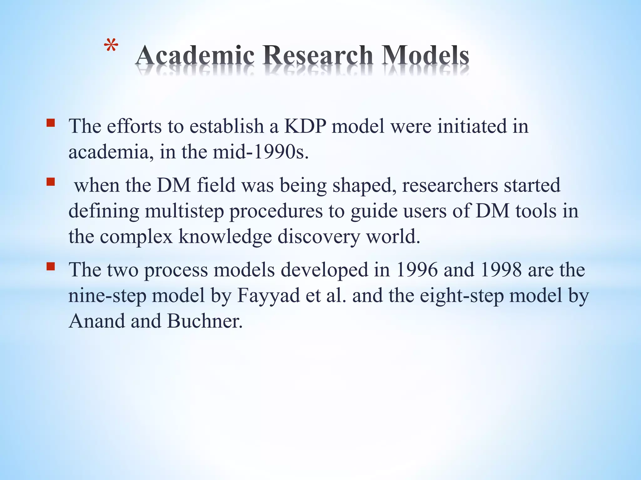 Knowledge discovery process | PPTX